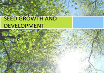 Seed Growth and Development: Structure, Germination & Dispersal